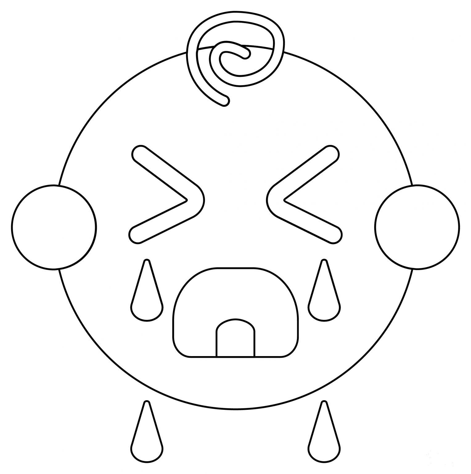 Baby Crying coloring page - ColouringPages