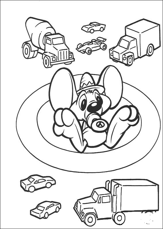 Baby Mouse coloring page - ColouringPages