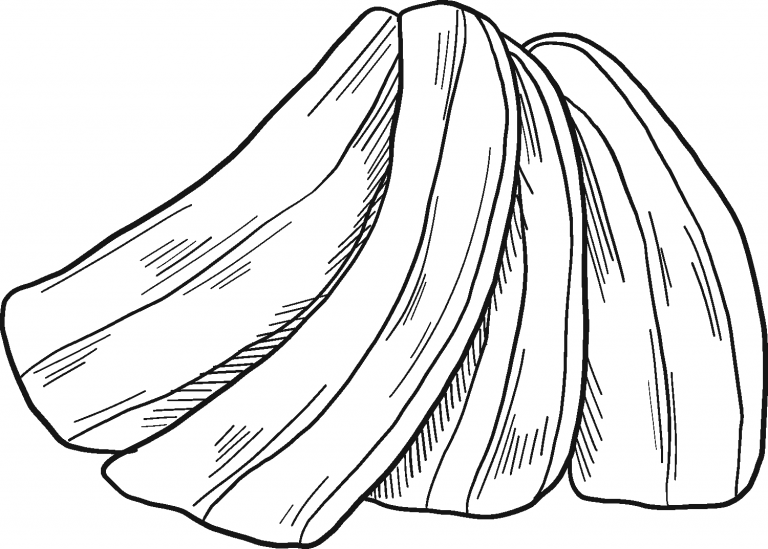 Bacon Slices coloring page - ColouringPages