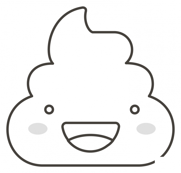 Pile of Poo coloring page - ColouringPages