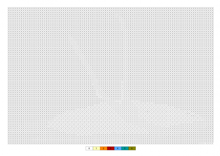 Pixel Island Color by Number - ColouringPages