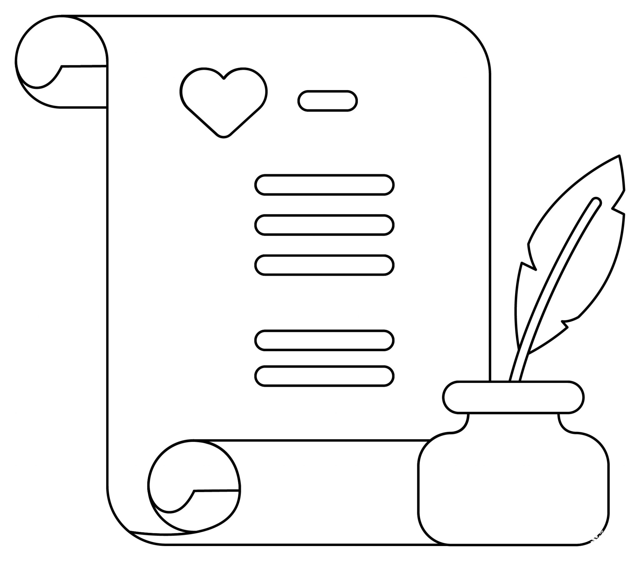 Poetry coloring page - ColouringPages