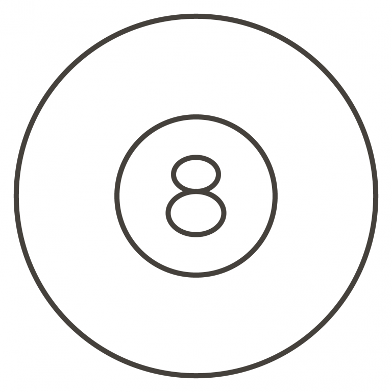 Pool 8 Ball coloring page - ColouringPages