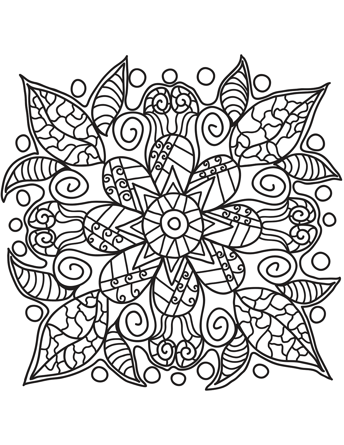 Pop Art Flower coloring page - ColouringPages