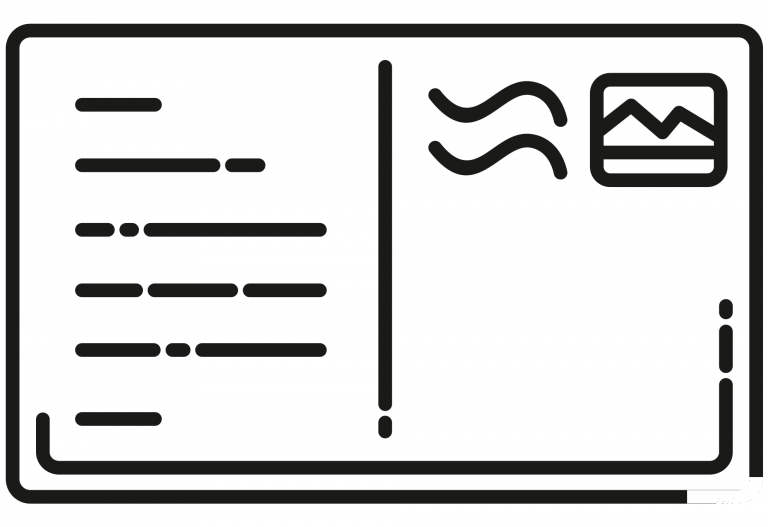 Postcard coloring page - ColouringPages