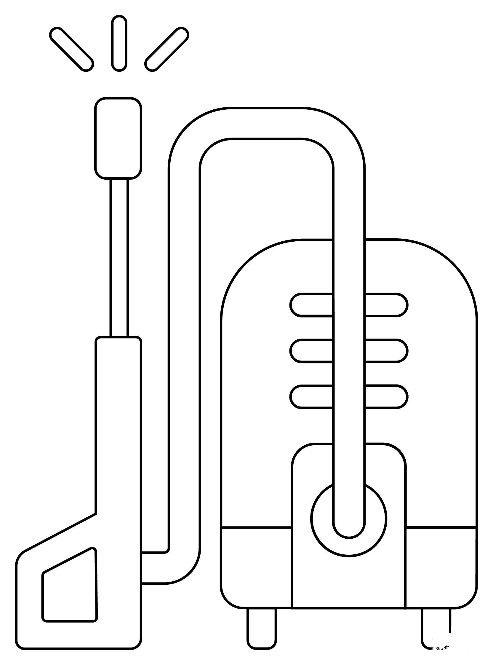 Pressure Washer coloring page - ColouringPages