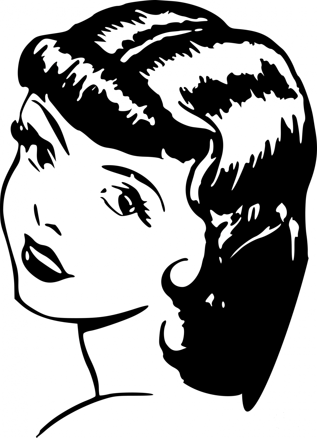 Pretty Girl coloring page - ColouringPages