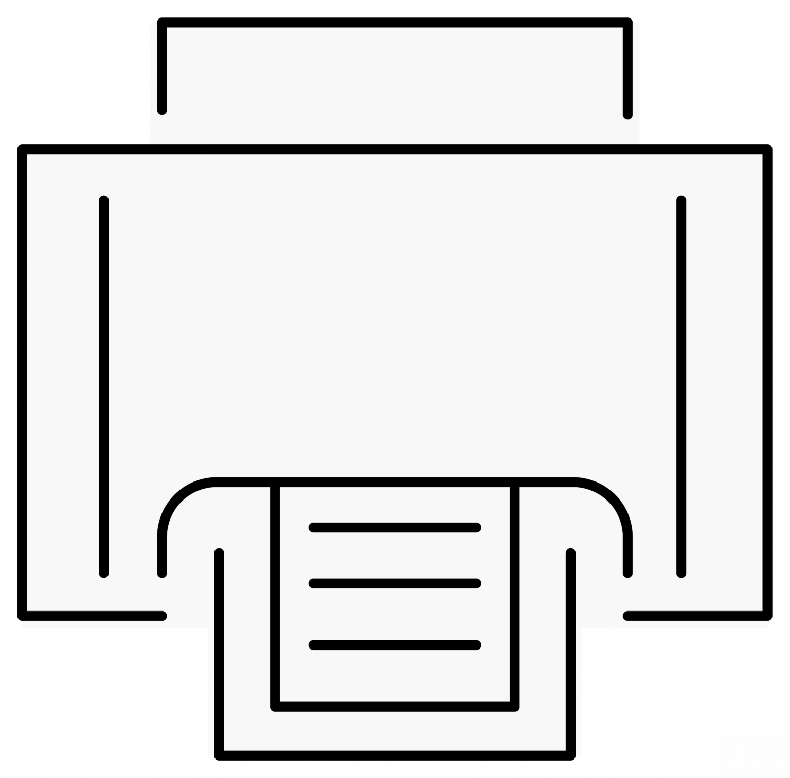 Printer Emoji coloring page - ColouringPages