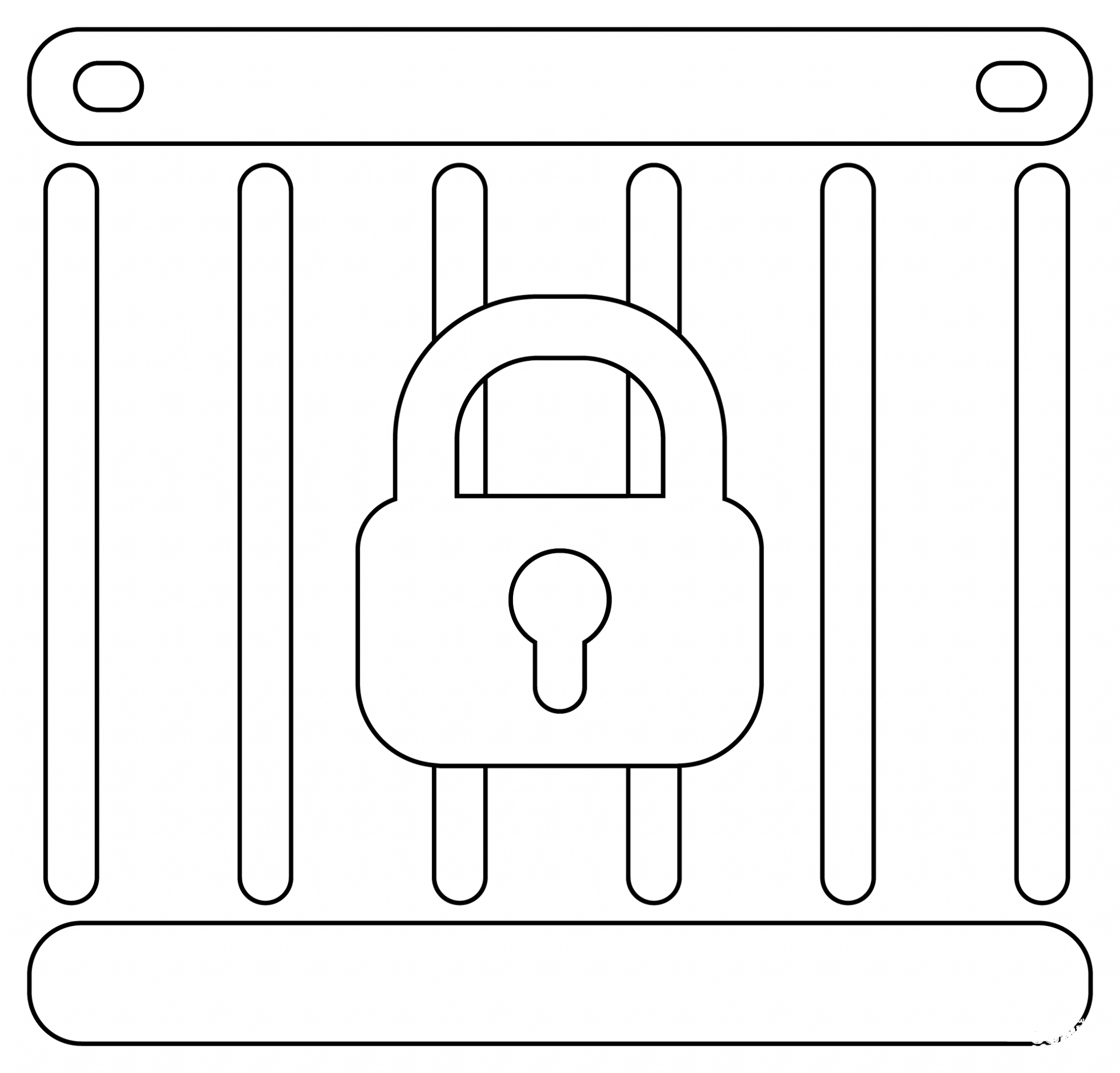 Prison coloring page - ColouringPages