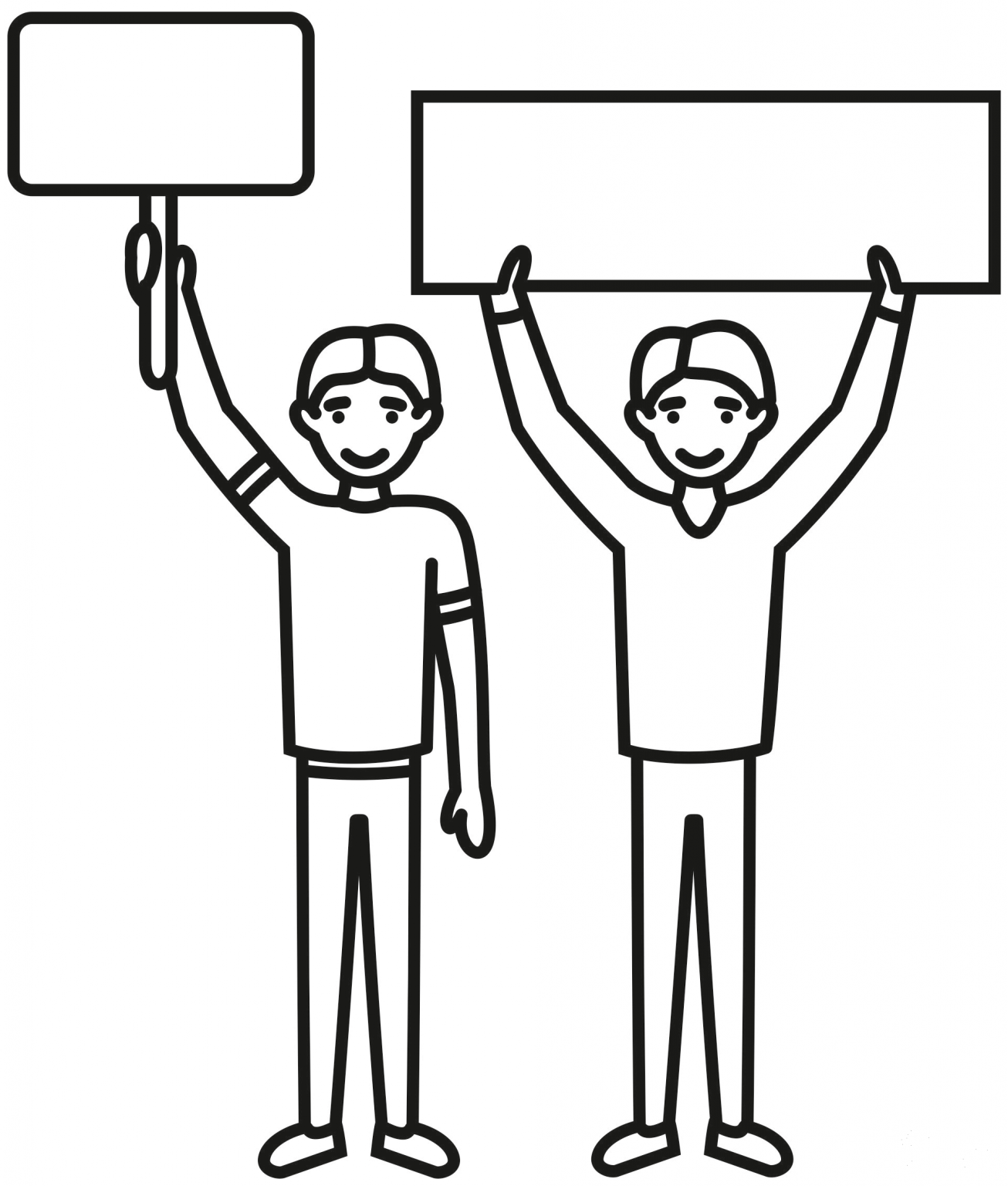 Protest coloring page - ColouringPages