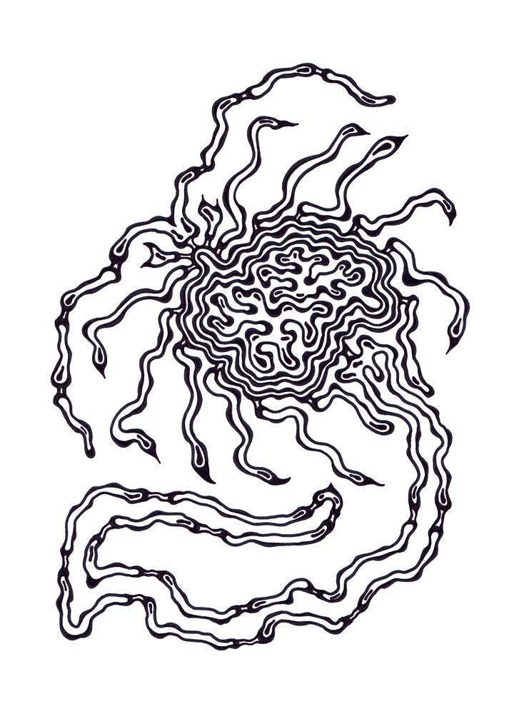 Psychedelic Pattern coloring page - ColouringPages