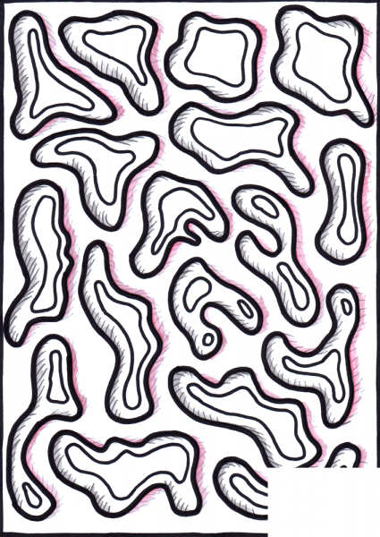 Psychedelic Pattern coloring page - ColouringPages