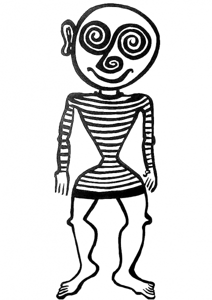 Puppet Man by Alexander Calder coloring page - ColouringPages