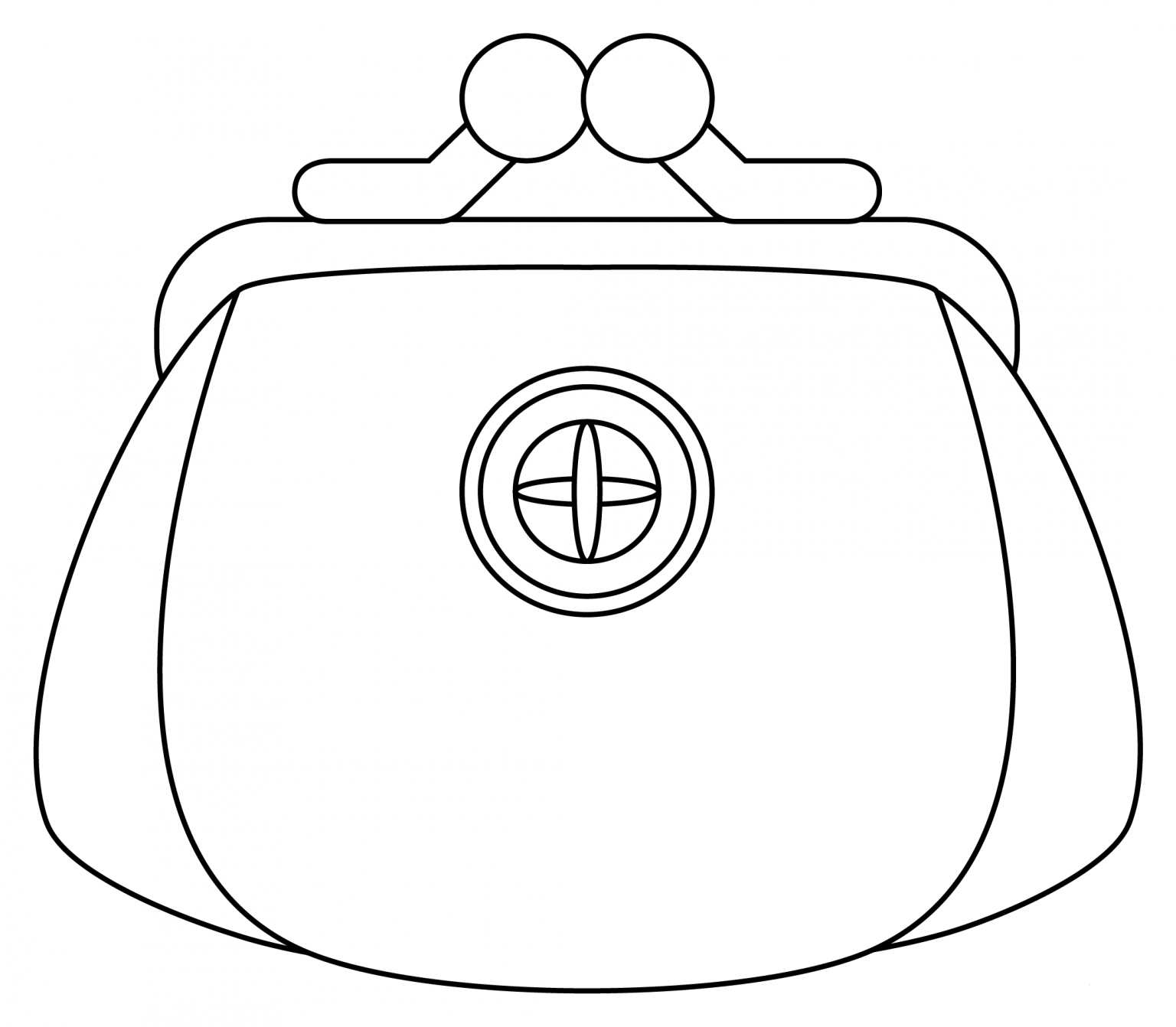 Purse coloring page - ColouringPages