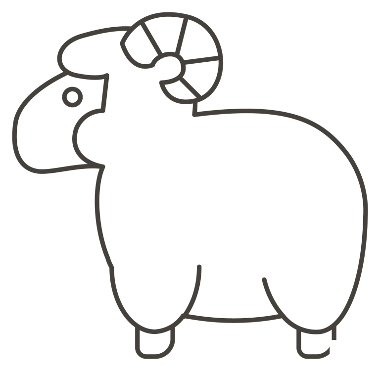 Ram coloring page - ColouringPages