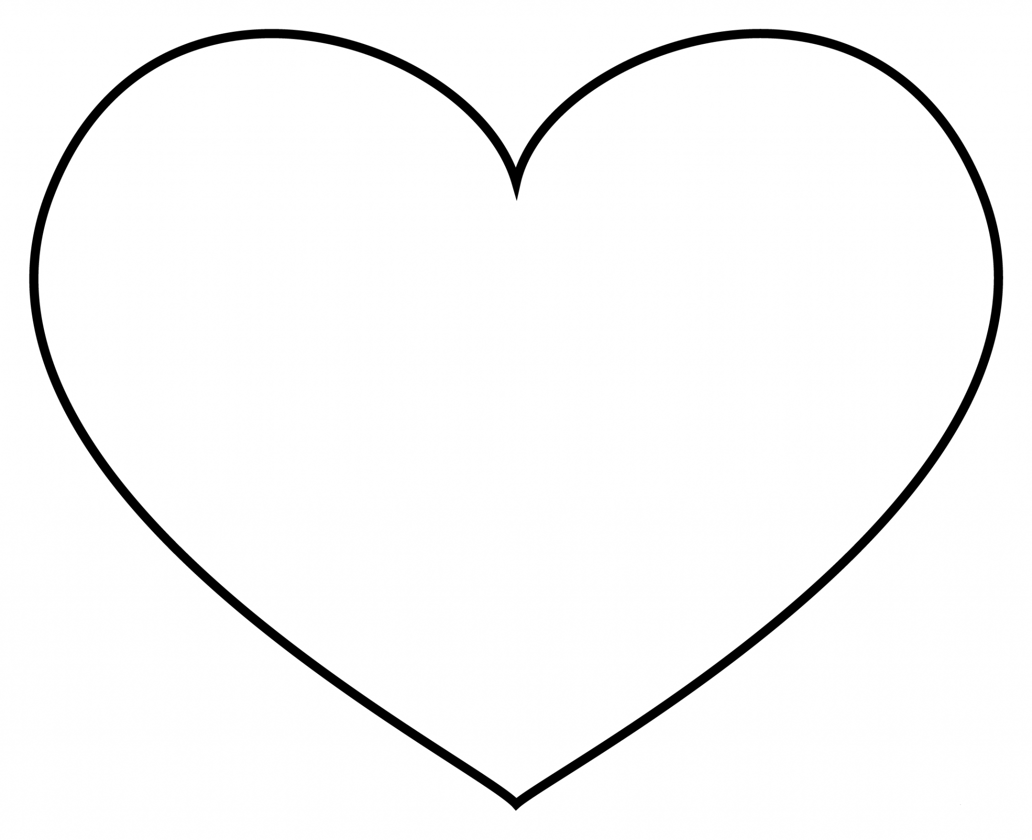 Red Heart coloring page - ColouringPages