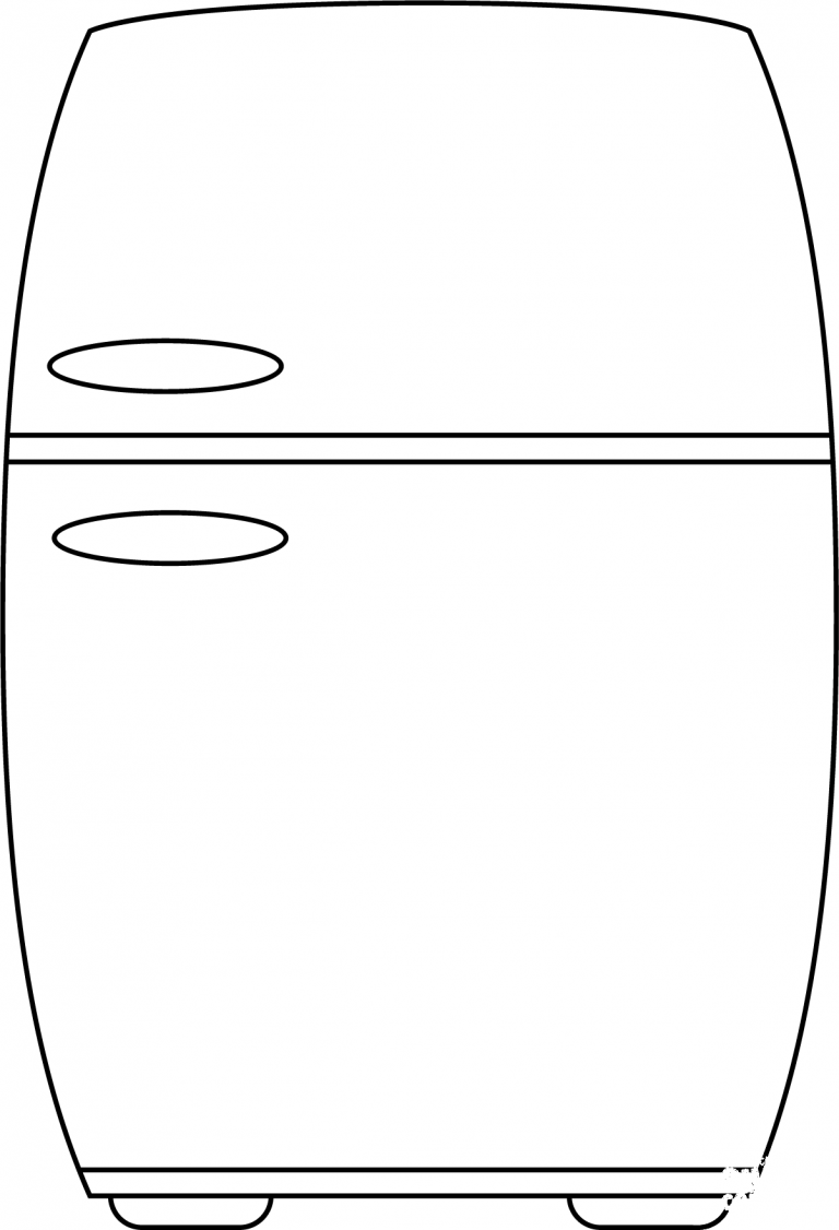 Refrigerator coloring page - ColouringPages