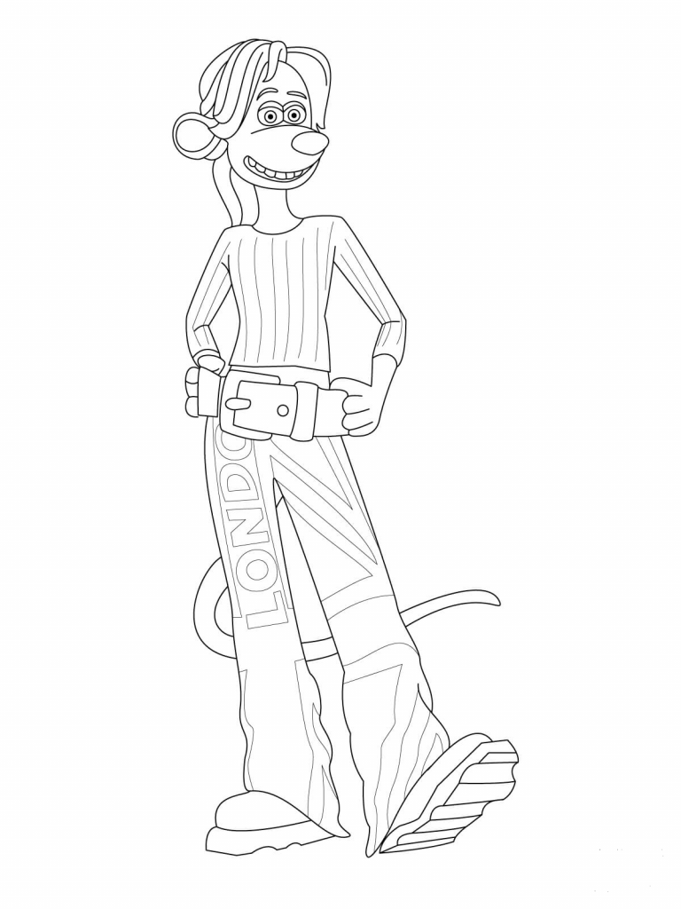 Rita is Waiting coloring page - ColouringPages