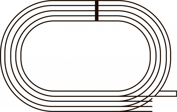 Running Track coloring page - ColouringPages