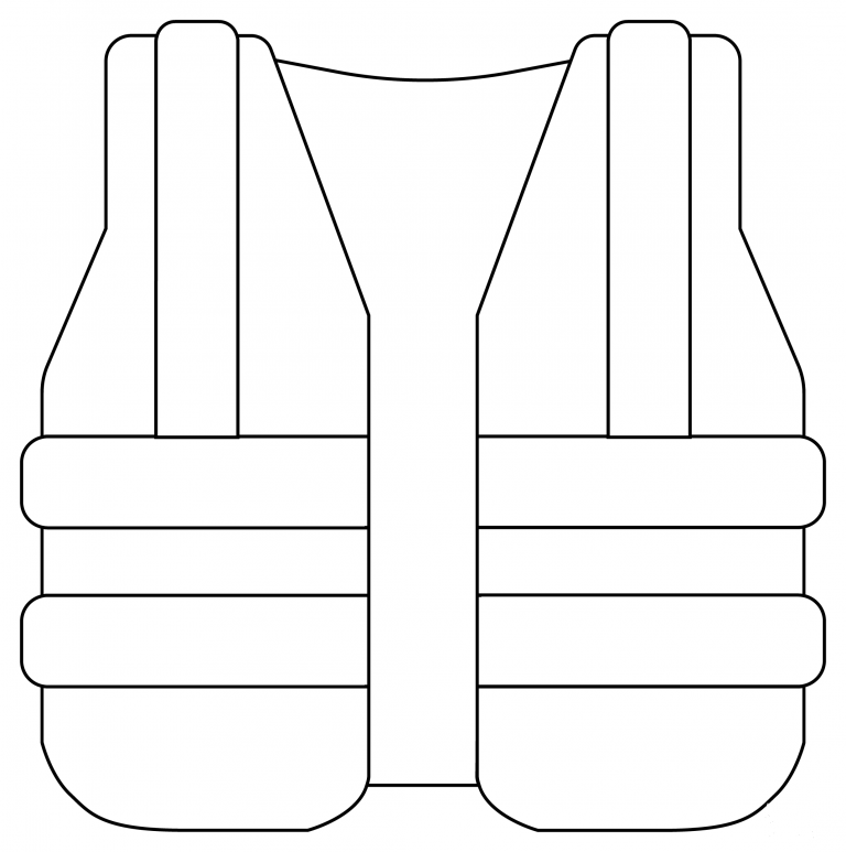 Safety Vest coloring page - ColouringPages