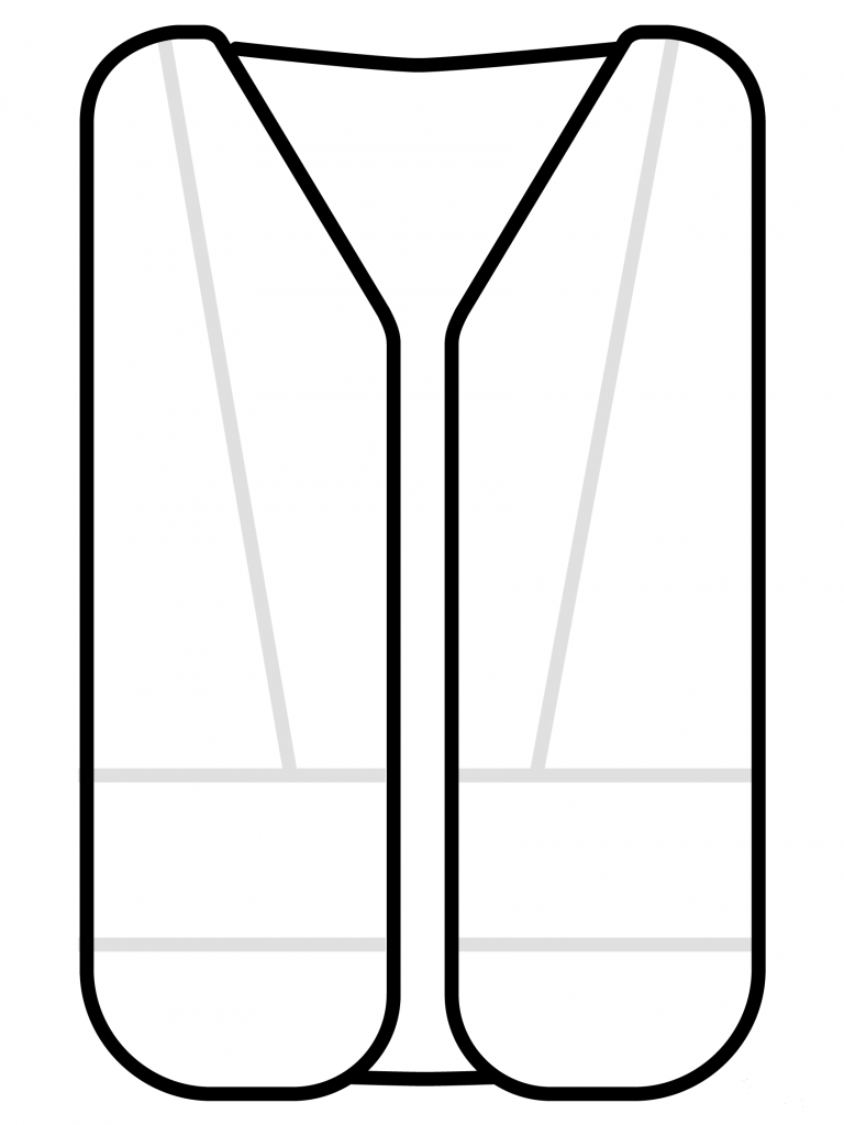 Safety Vest Coloring Page Coloring Pages