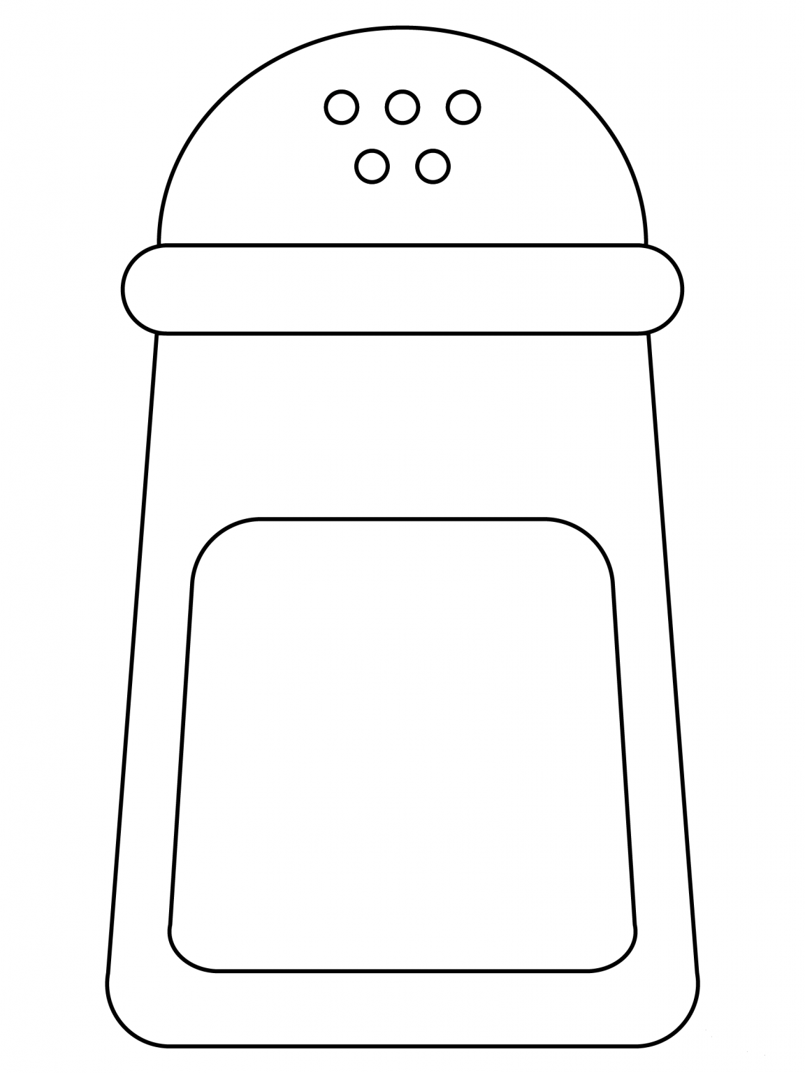 Salt Shaker coloring page - ColouringPages