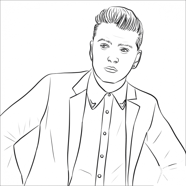 Sam Smith coloring page - ColouringPages