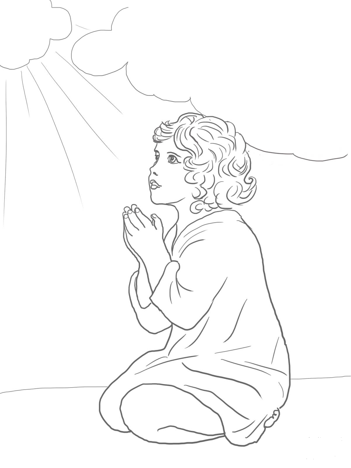 Samuel is Called by God coloring page - ColouringPages