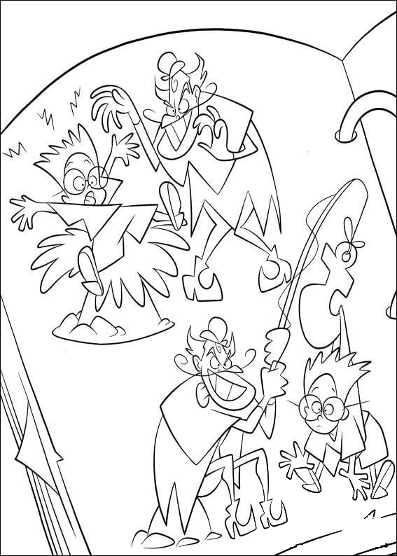 Scared Lewis coloring page - ColouringPages