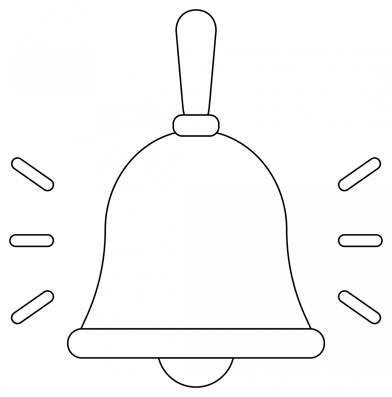 School Bell coloring page - ColouringPages