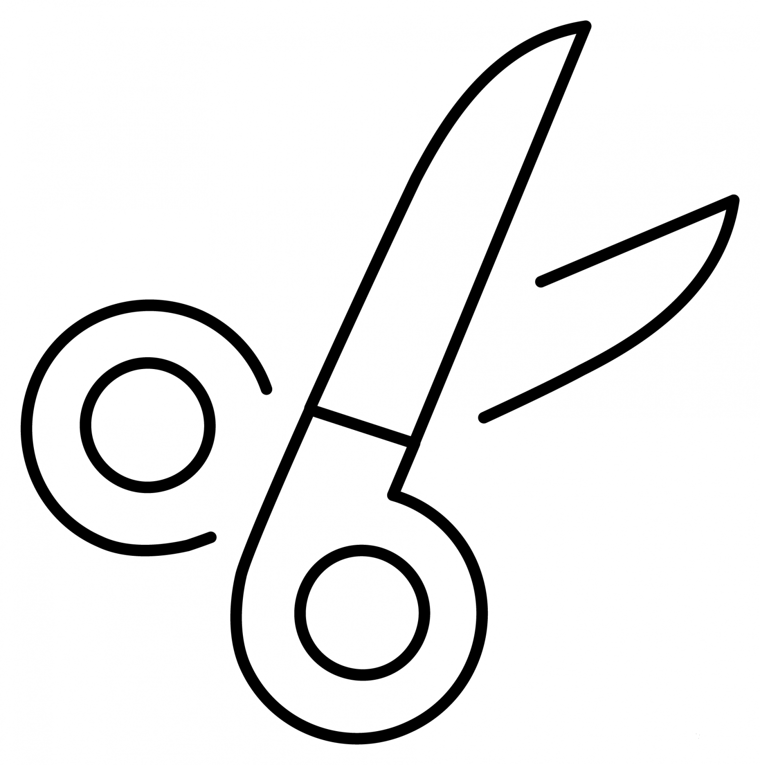Scissors Emoji coloring page - ColouringPages