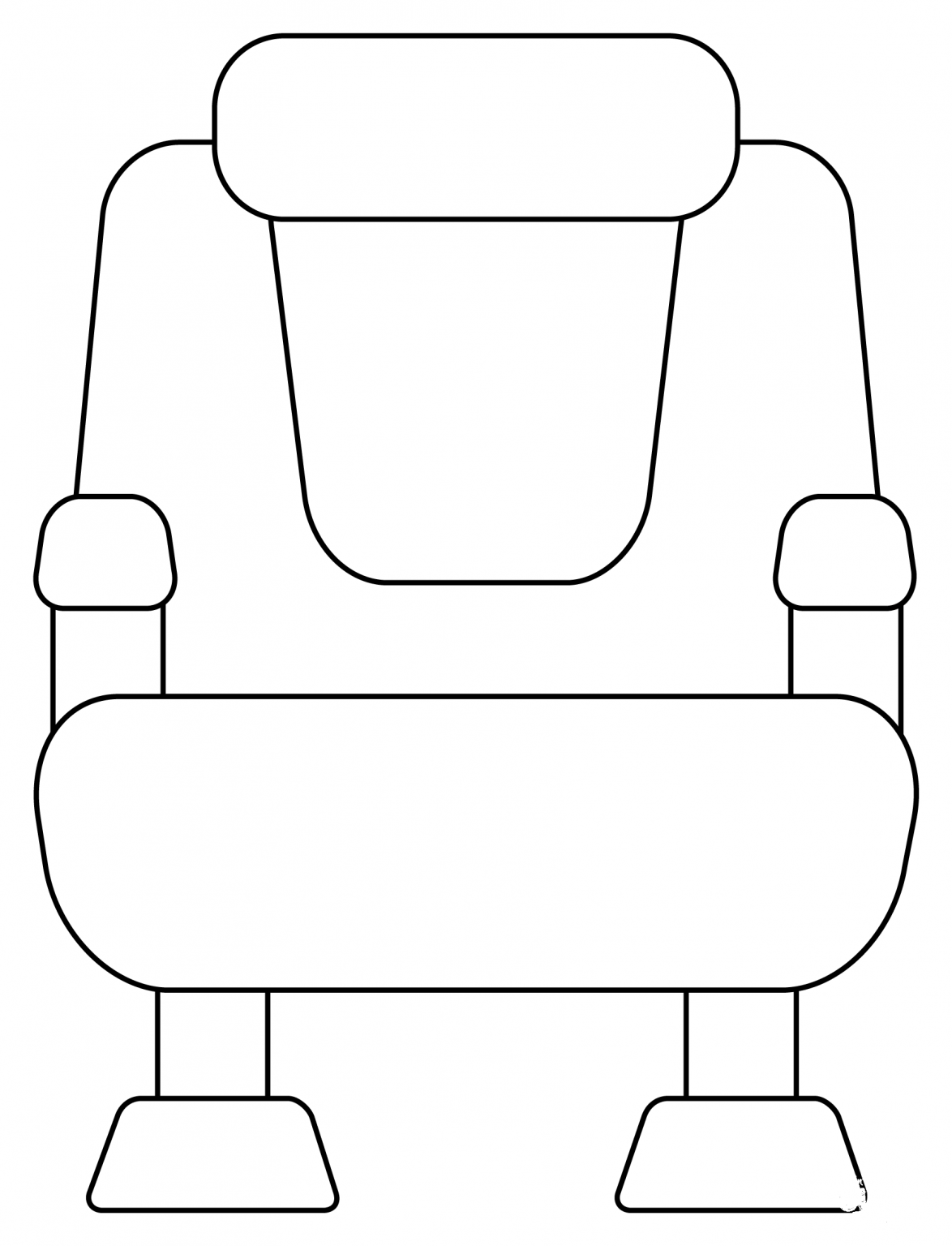 Seat coloring page - ColouringPages