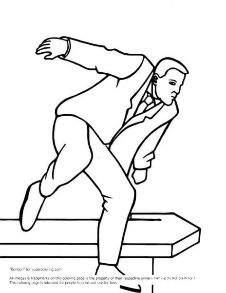 Seth Rogen Green Hornet coloring page - ColouringPages