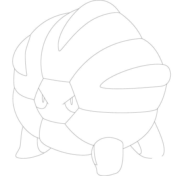 Shelgon coloring page - ColouringPages