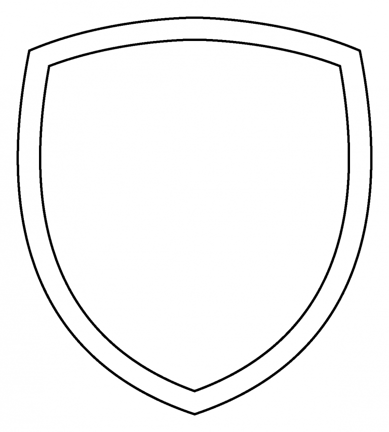 Shield Emoji coloring page - ColouringPages
