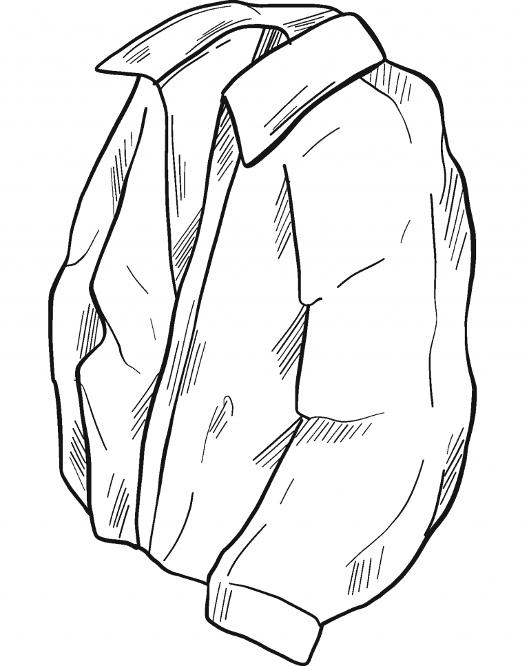 Shirt coloring page - ColouringPages