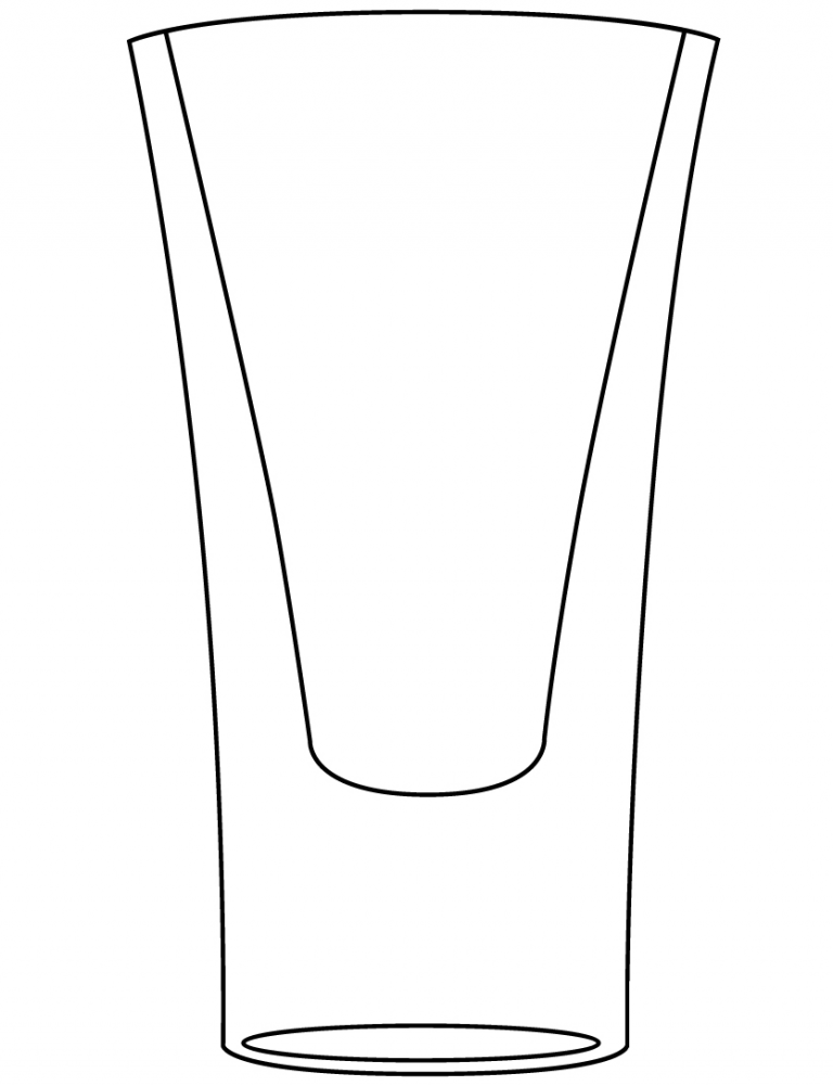 Shot Glass coloring page - ColouringPages