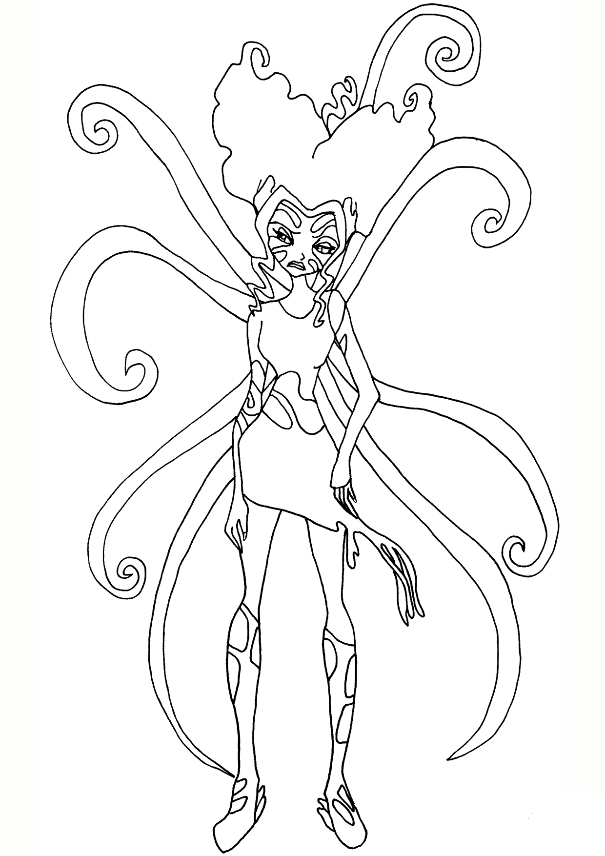 Sirenix Stormy coloring page - ColouringPages
