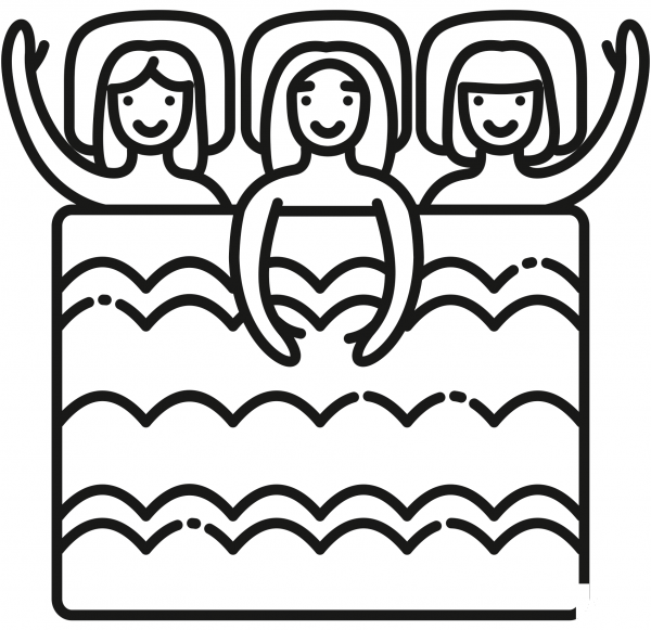 Sleepover coloring page - ColouringPages