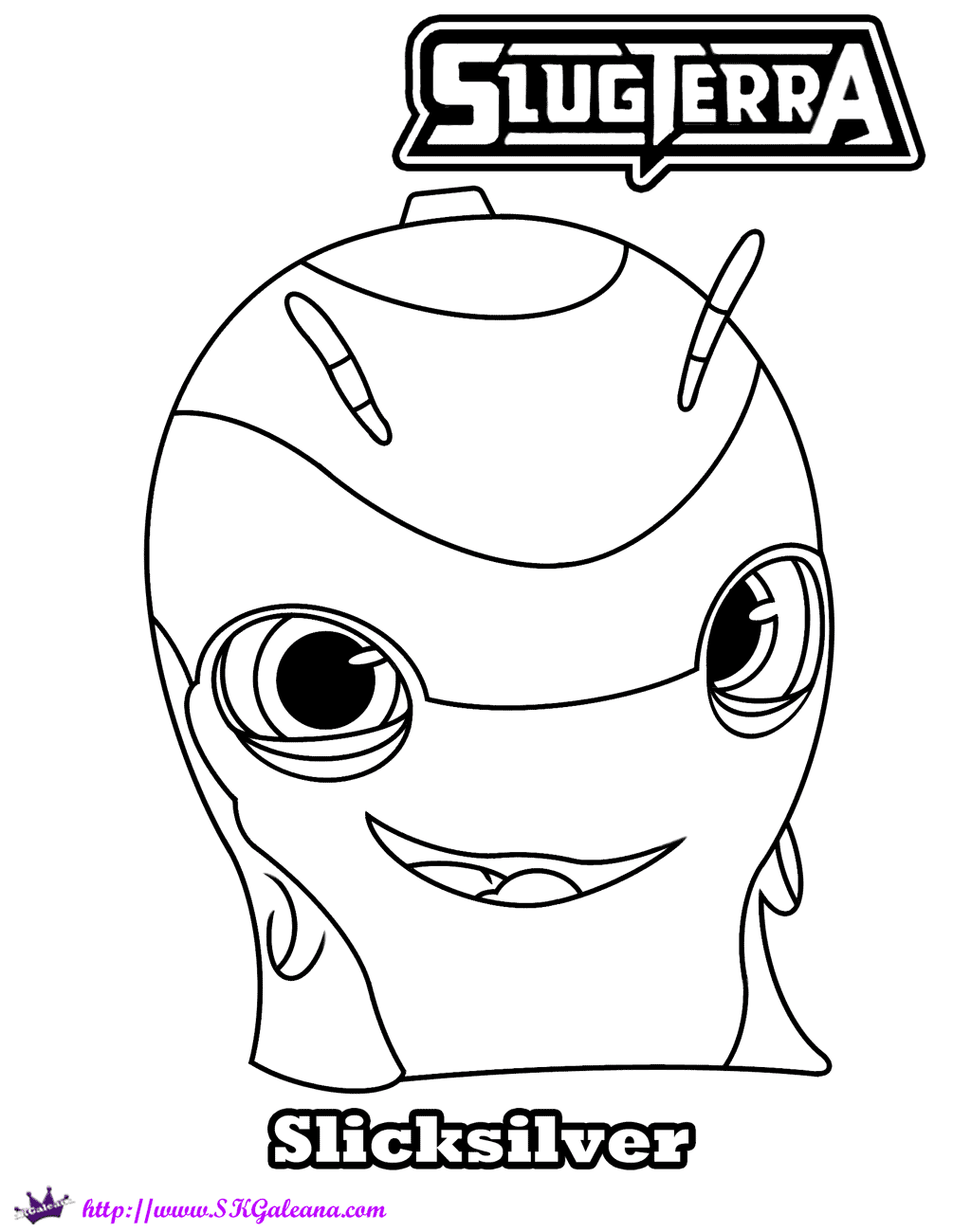 Slicksilver Slug coloring page - ColouringPages