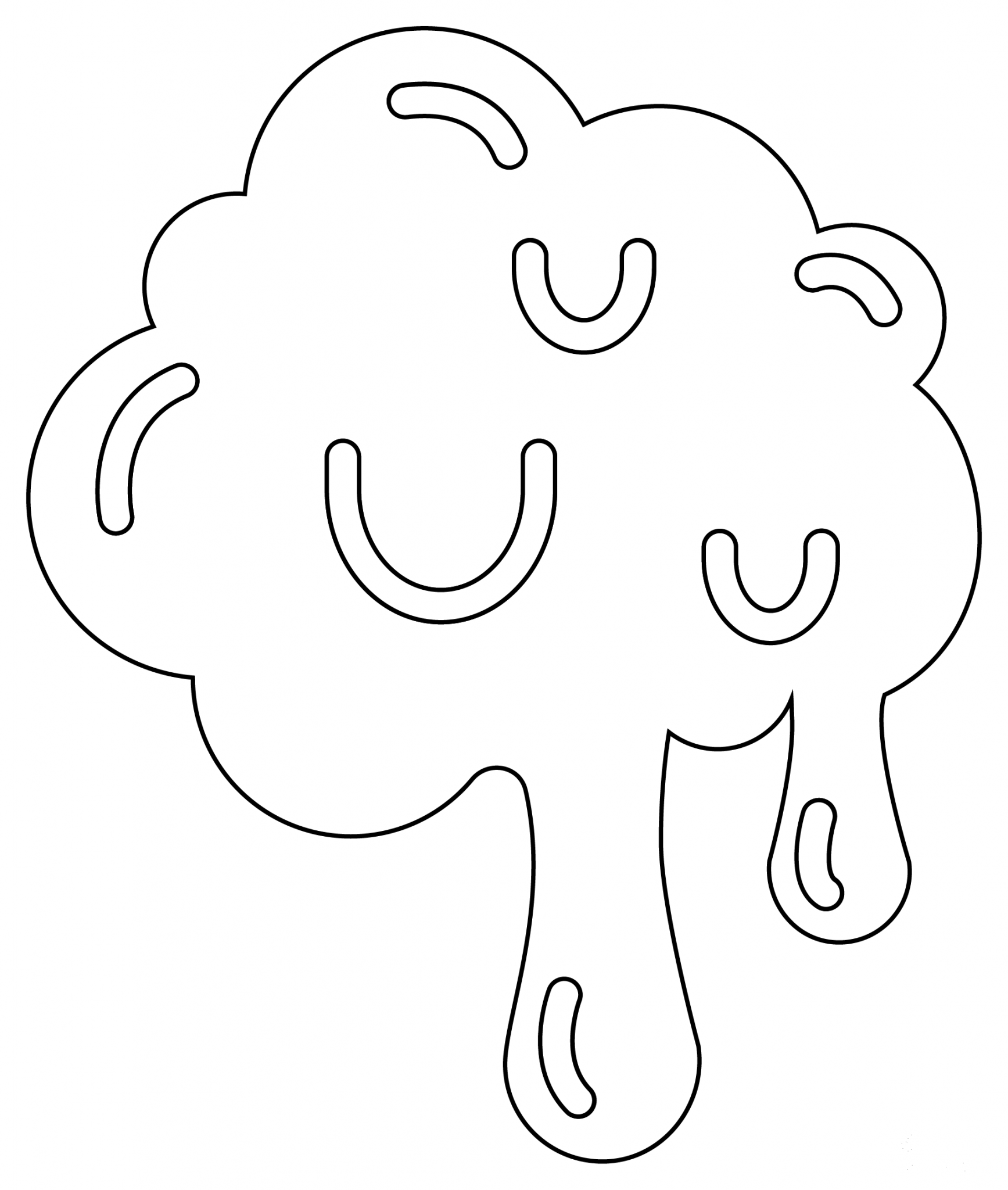 Slime coloring page - ColouringPages