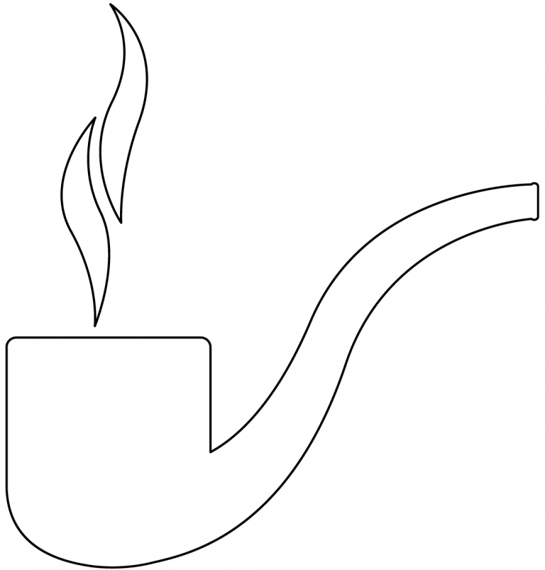 Smoking Pipe coloring page - ColouringPages