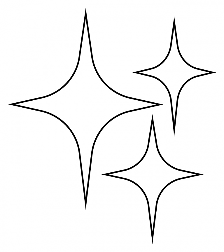 Sparkles Emoji coloring page - ColouringPages