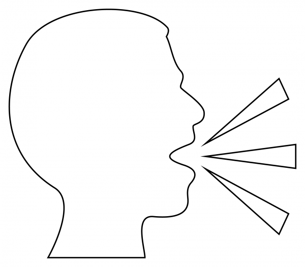 Speaking Head coloring page - ColouringPages