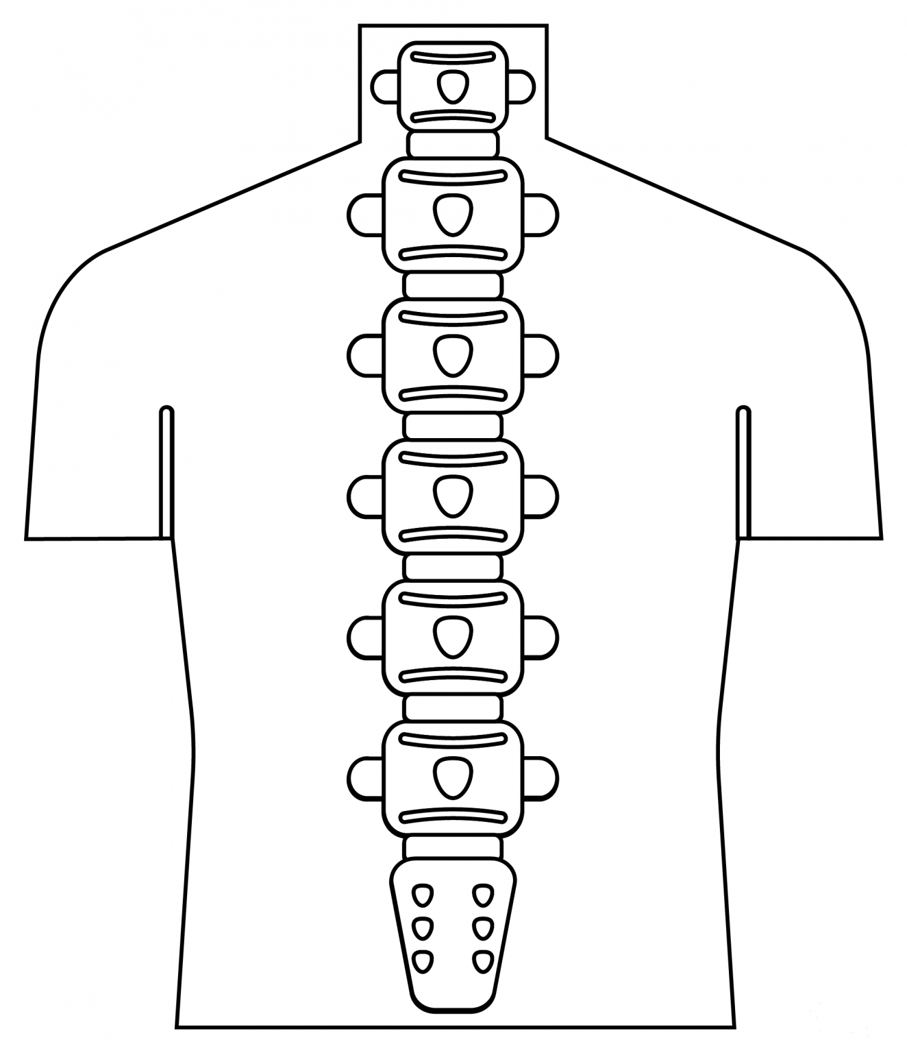 Spine coloring page - ColouringPages