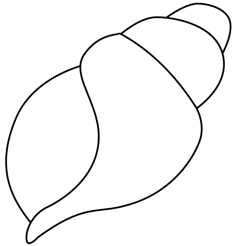 Spiral Shell Emoji coloring page - ColouringPages