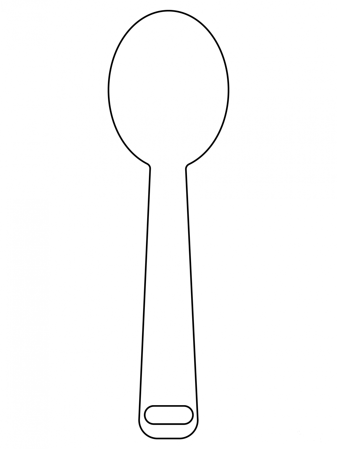 Spoon coloring page - ColouringPages