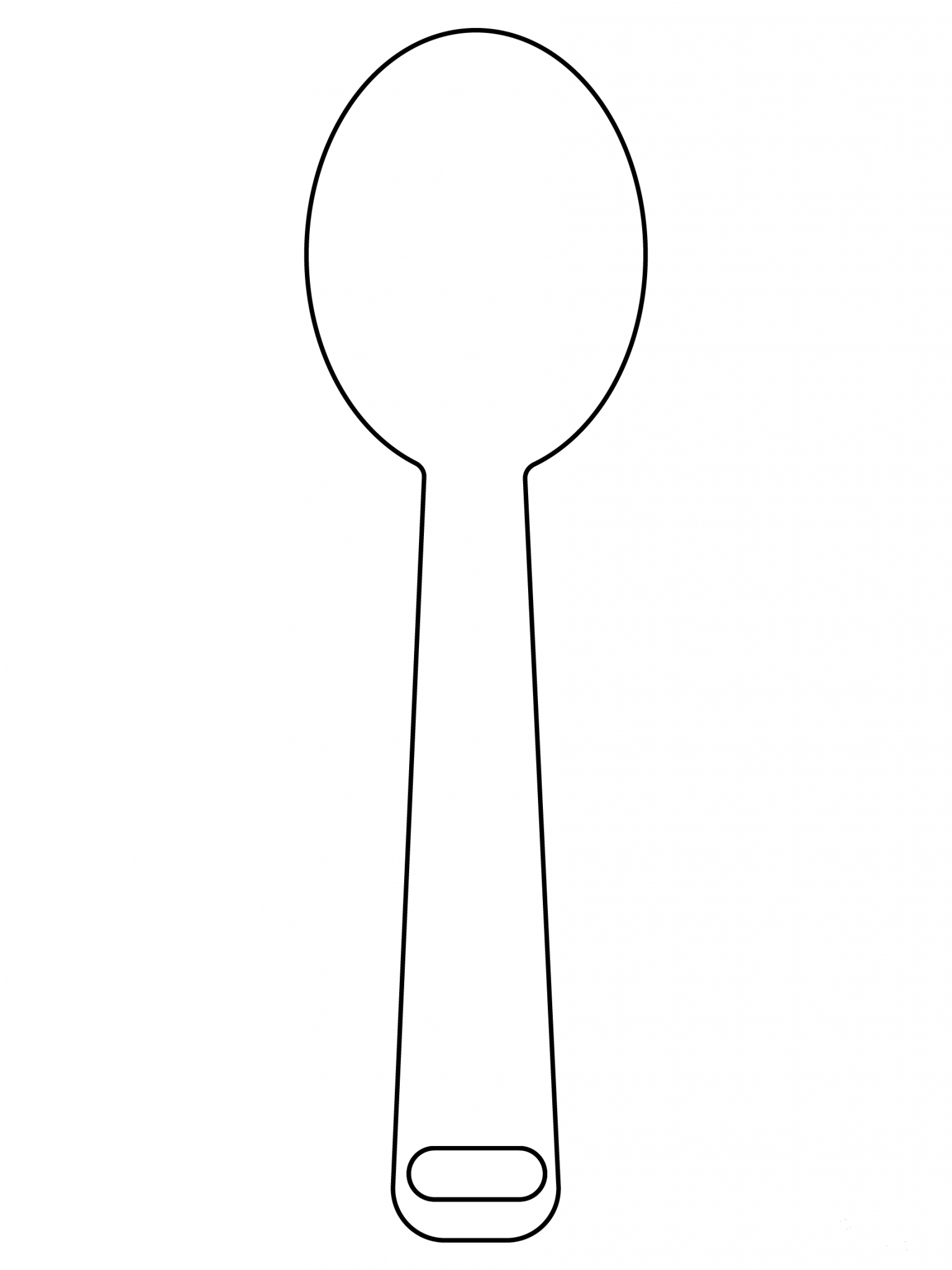 Spoon coloring page - ColouringPages
