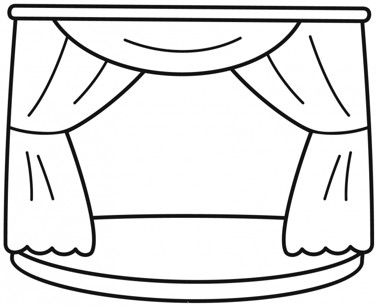 Stage coloring page - ColouringPages