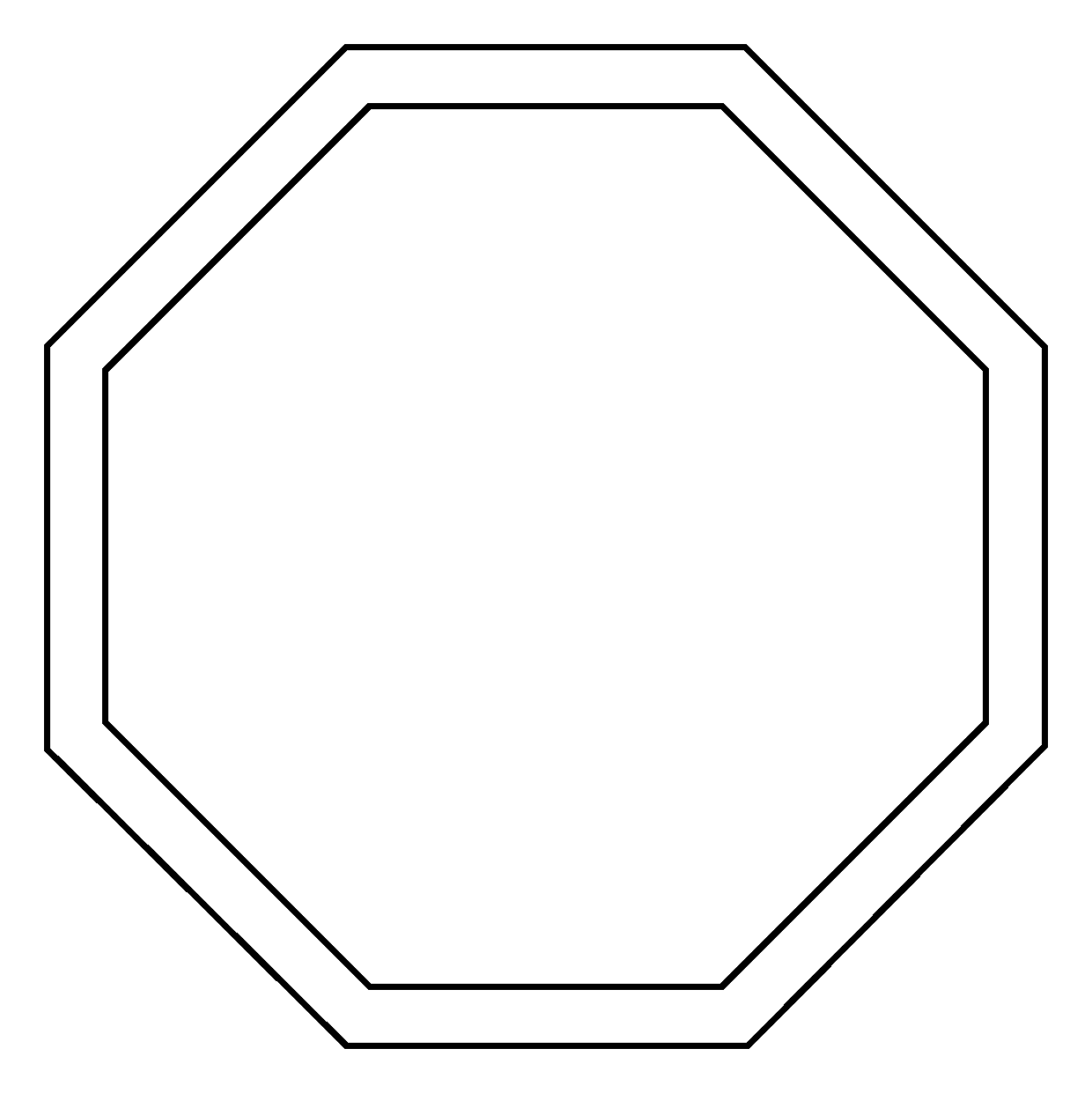 Stop Sign Emoji coloring page - ColouringPages